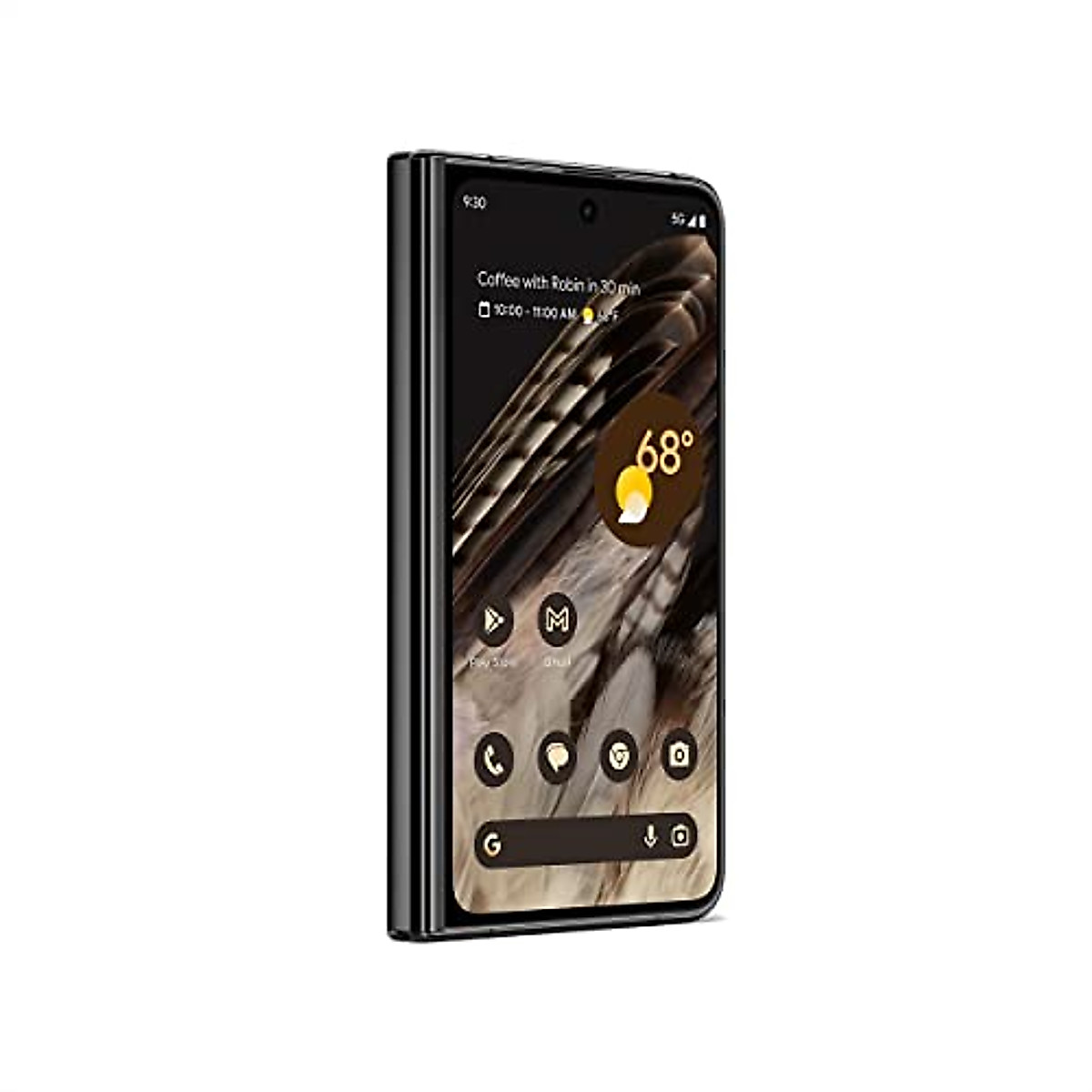 Google Pixel Fold - Unlocked Android 5G Smartphone with Telephoto Lens and Ultrawide Lens - Foldable Display - 24-Hour Battery - Obsidian - 256 GB