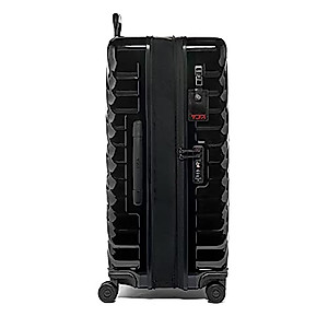 TUMI Women's 19 Degree Extended Trip Expandable 4-Wheeled Packing Case - Hard Side Suitcase with Spinner Wheels - Spacious International Travel Luggage with Secure Storage - Black