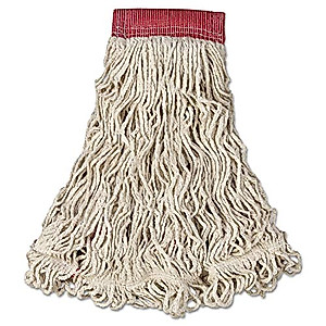 Rubbermaid C113BLU Swinger Loop Wet Mop Heads Cotton/Synthetic Blue Large 6/Carton