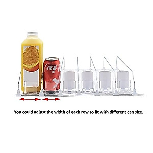 Drink Automatic Pusher Glide, Easy To Install Refrigerator Soda Can Organizer Strong Bearing Capacity for Home (31cm)