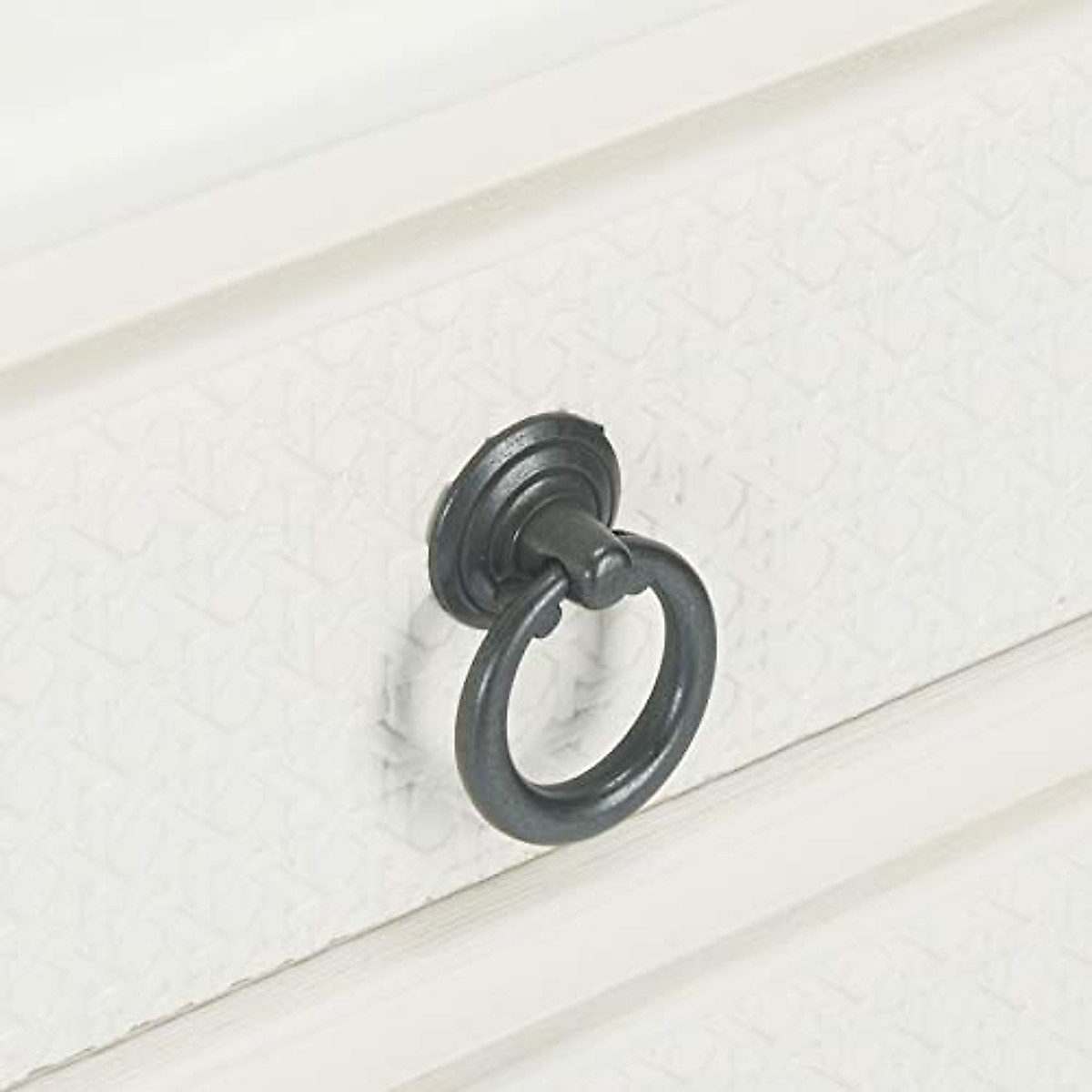 Safavieh Home Collection Haines White 4-Drawer Bottom Shelf Console Table