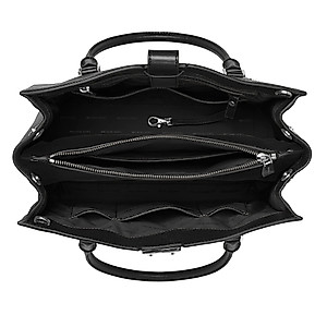 MICHAEL Michael Kors Women's Large Bond Satchel, Black, One Size