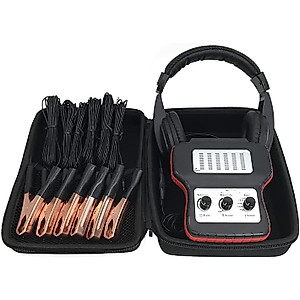 Mefape Automotive Stethoscope, Chassis Ears with 6 Channels Color Light Indicators, Electronic Stethoscope, Automotive Diagnostic Kit, Mechanic Stethoscope for Auto Body Engine Chassis, Vol Up/Down