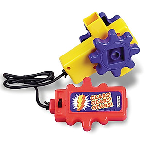 Learning Resources Gears! Gears! Gears! Dizzy Fun Land, Motorized Gears Toy Set, Gears for Kids, Engineering for Kids, Puzzle, 120 Pieces, Ages 5+