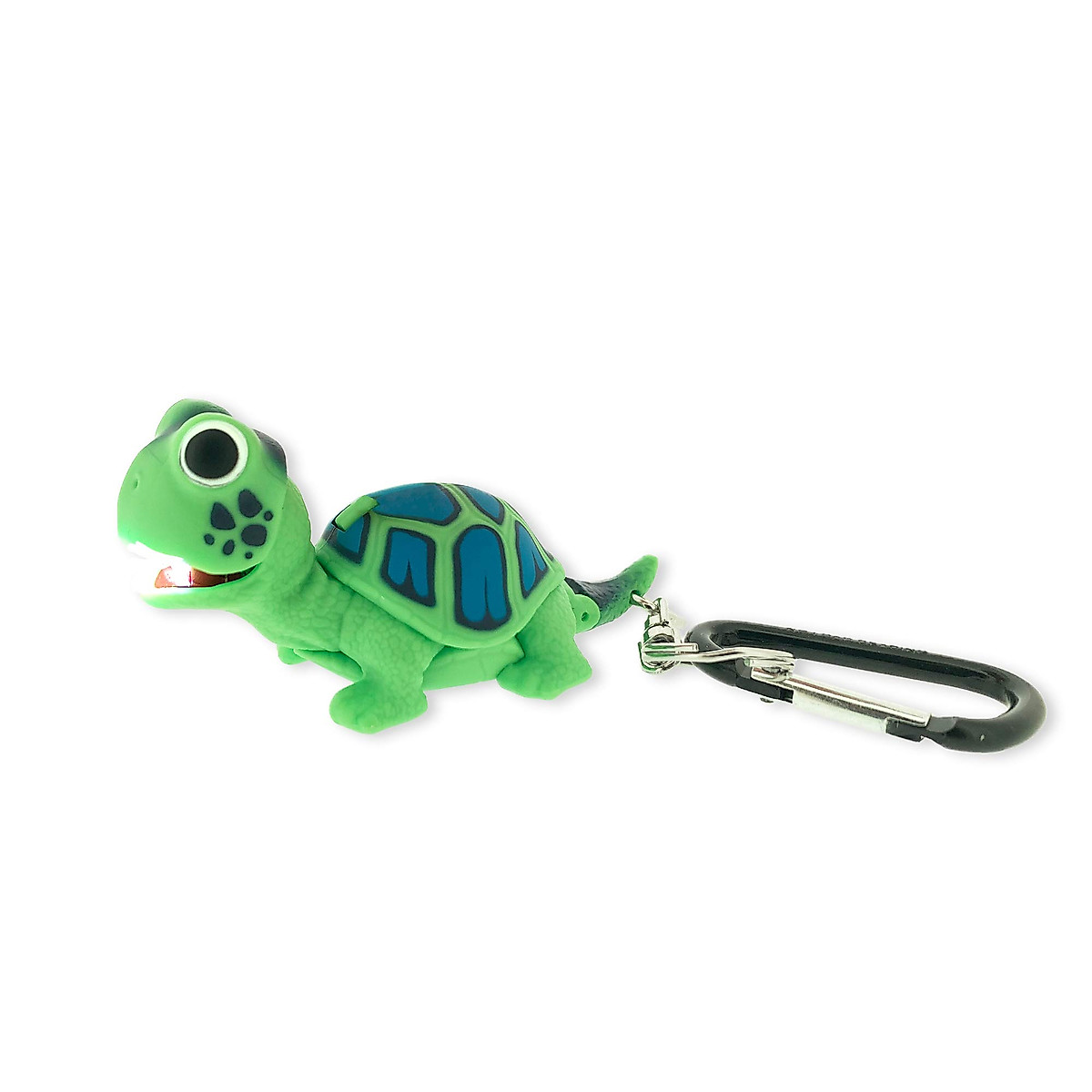 Big Discoveries WildLight Animal Carabiner Flashlight - Fun Mini Keychain Flash Lights for Kids, Nurses, Camping