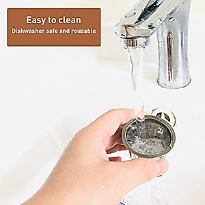 Reusable K Cups pods Compatible with ninja dual brew pro specialty coffee maker,Reusable Coffee Filter Accessories fits Ninja CFP201 CFP301 CFP305 CFP400 Dual Brew Pro System (2pack)