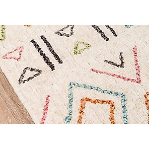 Novogratz by Momeni Bungalow Collection Wes Area Rug, 5' X 7'6", Ivory