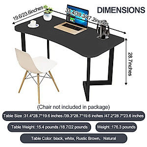 XUEGW Computer Desk Home Office Desk Writing Desks