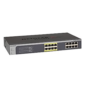 Netgear ProSAFE Plus Gigabit Switch with PoE (JGS516PE-100NAS)