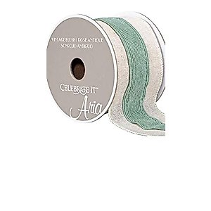 Celebrate IT- 2.5" Corduroy Wired Ribbon Blue