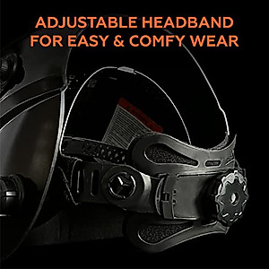 Manusage Large Viewing Screen True Color Solar Power Auto Darkening Welding Helmet, Wide Shade 4/5-9/9-13 for Tig Mig Arc Weld Grinding Welder Mask,16800FSH