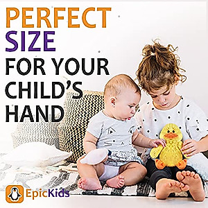 Stuffed Duck - Plush Stuffed Duck Toy - Duck Stuffed Animal - A Huggable, Soft, Adorable 7" Baby Duck - Great Gift for Duck Lovers of All Ages, Girls and Boys Yellow Orange