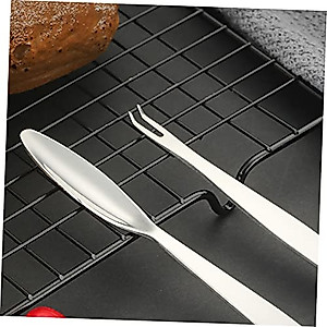 Small Forks 2pcs Crab Fork Stainless Steel Bottle Opener Oyster Crackers Salad Utensils for Serving Tool Nut Seafood Spoon Crab Eating Supplies Crab Leg Tools Kitchen Crab Forks