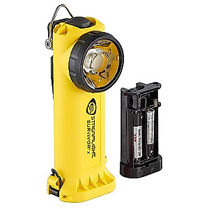 Streamlight 90960 Survivor X 250-Lumen Right-Angle Firefighter's Flashlight with Three (3) "AA Alkaline Batteries, Yellow