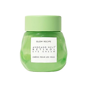Glow Recipe Avocado Retinol Eye Cream for Wrinkles - Overnight Under Eye Cream for Dark Circles, Firming & Brightening Dull, Puffy Eyes - Time Release Niacinamide & Caffeine Eye Cream (15ml)