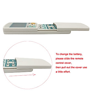Souldershop Replacement Compatible for Daikin Air Conditioner AC Universal Remote for Most Models Like ARC433A1 ARC433B70 ARC433A46 and More (Only Display in Celsius, Can't Change to Fahrenheit)