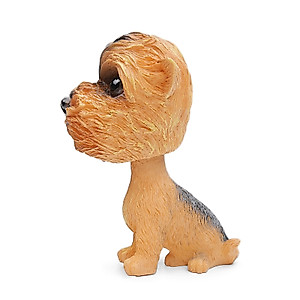 COGEEK Bobble Head Dogs Bobbing Heads Car Dash Puppy Car Decoration (Yorkshire Terrier)