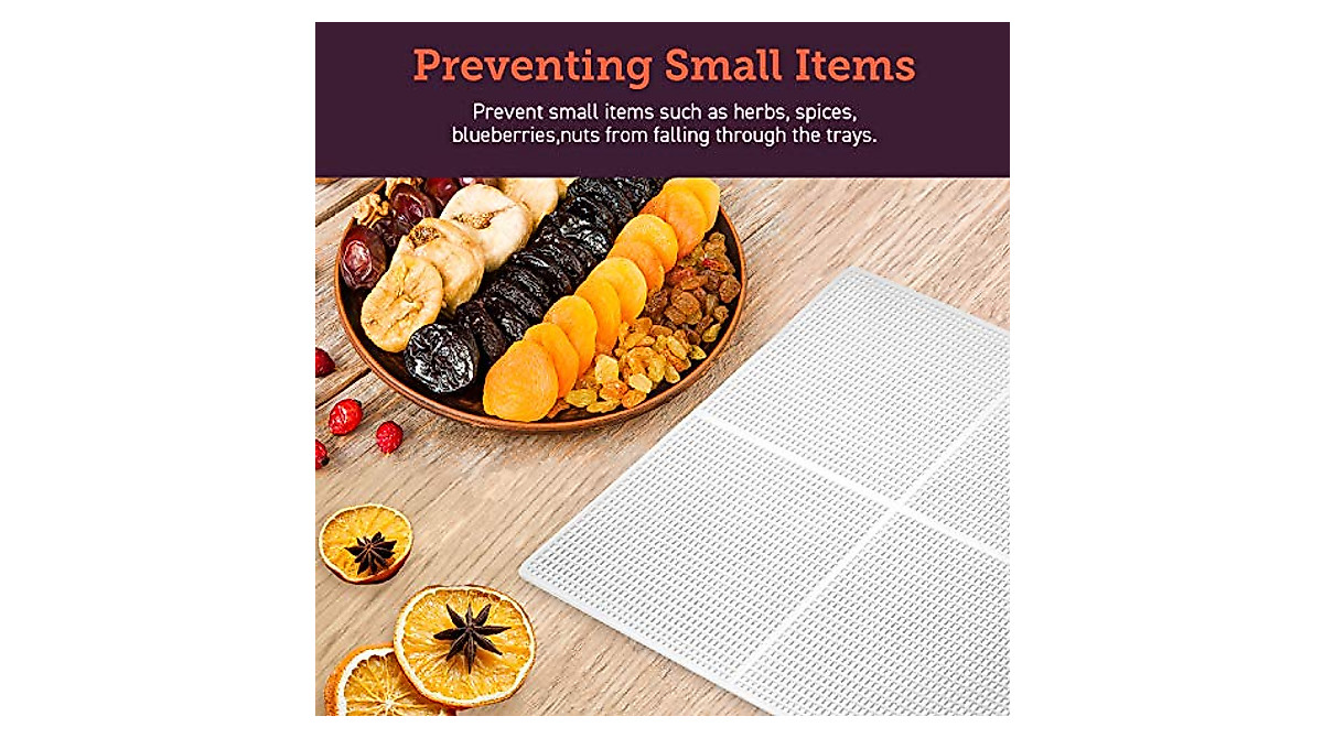 COSORI Food Dehydrator Mesh Screens - BPA-Free & Easy to Clean