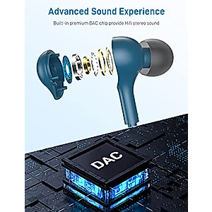 USB C Earbuds for Google Pixel 8 7 Pro 7A 6A 6 iPhone 15,Type C Headphone in Ear Buds Earphones Microphone Wired Headset for Samsung Galaxy Z Flip 5 Fold 4 3 S23 FE Ultra S22 Plus S21 S20 OnePlus 11