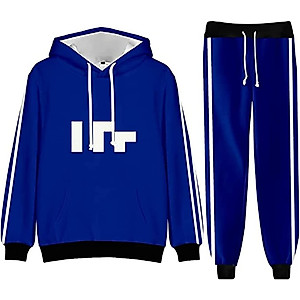 CCTSA Quackity Cosplay Dream Team SMP Merch Hoodies Winter Men/Women Kawaii Hip Hop Sweatshirt Long Sleeve Hoodies (Hoodie,M)