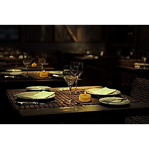 Pure Beeswax Tea Lights - 12 Pack - Handmade Decorative Unscented - Tealight Candles - 4 Hour Burn Time, Clear Cup