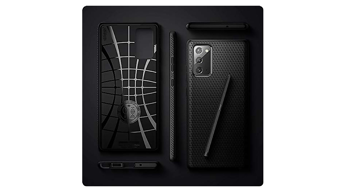 Spigen Liquid Air Armor Case for Galaxy Note 20 - Matte Black