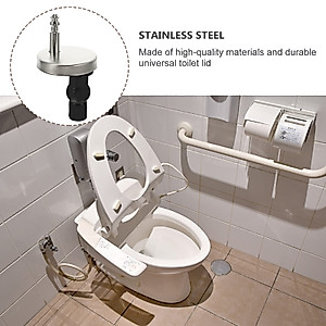 Toilet Seat Replacement Bidet Parts: 2pcs Seat Hinge Replacement Toilet Seat Screws Cover Top Fix Nuts Screws Mount Seat Hardware - Toilet Seat Hinge Fixings Nuts