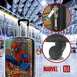 FUL Marvel Spider-Man Kids Rolling Luggage, Hardshell Carry On Suitcase with Wheels, Pastel