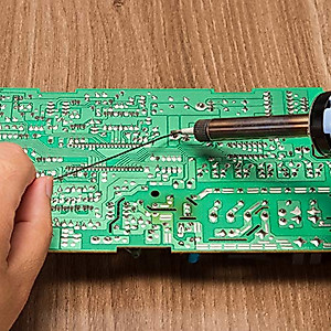 Soldering Iron Station Solder Kit - 48W 110V Soldering Tool Set Temp Adjustable Electric Welding for SMD/PCD/DIY Packed with Iron Tips/Solder Wire/Tip Cleaner/Solder Wire Holder