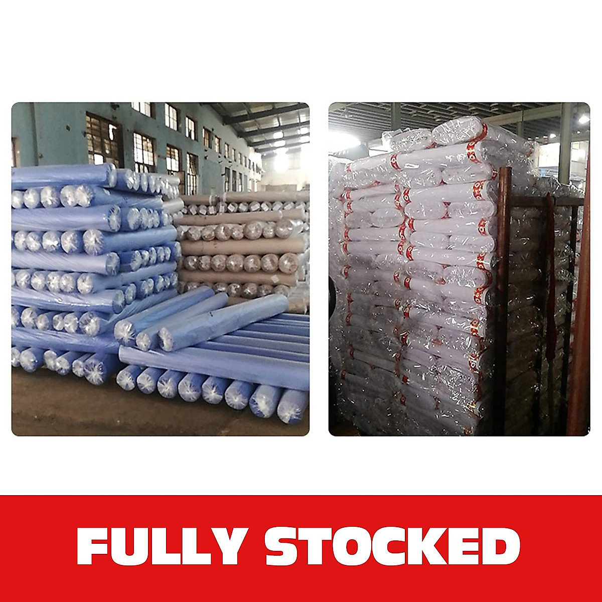 100% White Cotton Fabric for Sewing by 1 Yard, 59”Width Quilting Fabric Medium Weight 5.8 oz, Muslin Fabric by The Yard, Embroidery Cloth Fabric