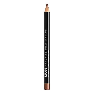 NYX PROFESSIONAL MAKEUP Slim Eye Pencil, Eyeliner Pencil - Cafe (Bronze Brown)