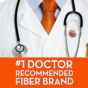 Metamucil Fiber, 4-in-1 Psyllium Fiber Supplement Powder with Real Sugar, Orange Smooth Flavored Drink, 72 Servings (Packaging May Vary), Coarse Texture, 1.9 Pound (Pack of 1)