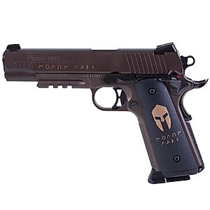 SIG SAUER 1911 Spartan CO2 4.5mm Steel BB Caliber Semi-Auto Air Pistol with 16rd BB Mag - CO2 Cartridges Not Included
