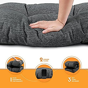 ROFIELTY Custom Outdoor/Indoor Bench Cushion,Bench Cushions_Piano Bench Cushion_Patio Furniture Cushions,Bench Cushions for Indoor/Outdoor Furniture