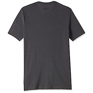 Under Armour Men's Global Foundation Short-Sleeve T-Shirt , Charcoal Medium Heather (019)/Black, Large