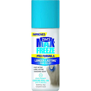Zim's Max Freeze Pain Relief Roll On, 3 Ounces