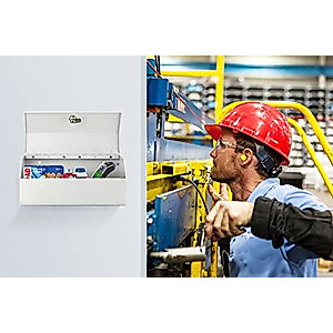 Medicine Lock Box for Safe Medication Storage - Lockable Medicine Cabinet Child Proof Medicine Organizer - Locking Medicine Cabinet Wall Mounted for Prescriptions and Personal Medicines