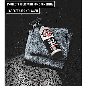 Adam’s H2O Guard & Gloss (16oz) - Car Detailing Hybrid Top Coat Silica Sealant, Car Wax & Polish Quick Detailer | After Car Wash Seals, Shines, and Protects All Exterior Surfaces