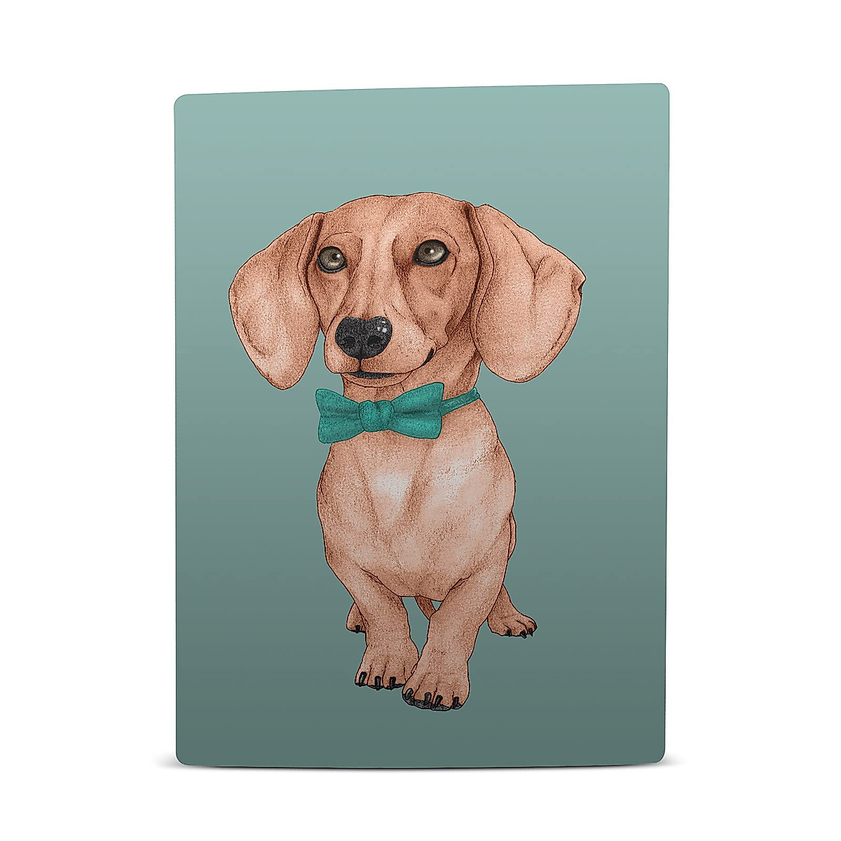 Head Case Designs Officially Licensed Barruf Dachshund, The Wiener Art Mix Vinyl Faceplate Gaming Skin Decal Compatible With Sony PlayStation 5 PS5 Digital Edition Console and DualSense Controller