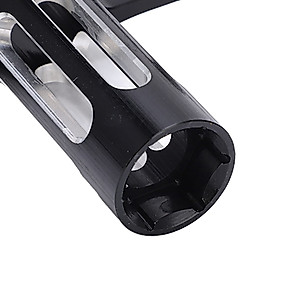 Dilwe RC Hex Nuts Sleeve Wrench, Aluminum Alloy 17mm Hex Sleeve Wrench for 1/8 1/10 RC Off Road Car Wheel RC Accessories