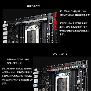 ASUS ROG Zenith II Extreme Alpha TRX40 Gaming AMD 3rd Gen Ryzen Threadripper sTRX4 EATX Motherboard with 16 Infineon Power Stages, PCIe 4.0, Wi-Fi 6