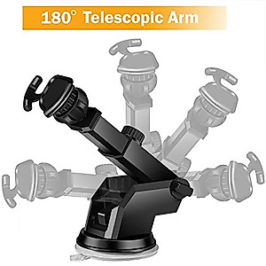 Car Mount Air Vent Cell Phone Holder Pop Cup Suction Car Mount for Collapsible Grip/Socket Mount Dashboard Desk Wall Bracket for GPS Navigation All Smartphones