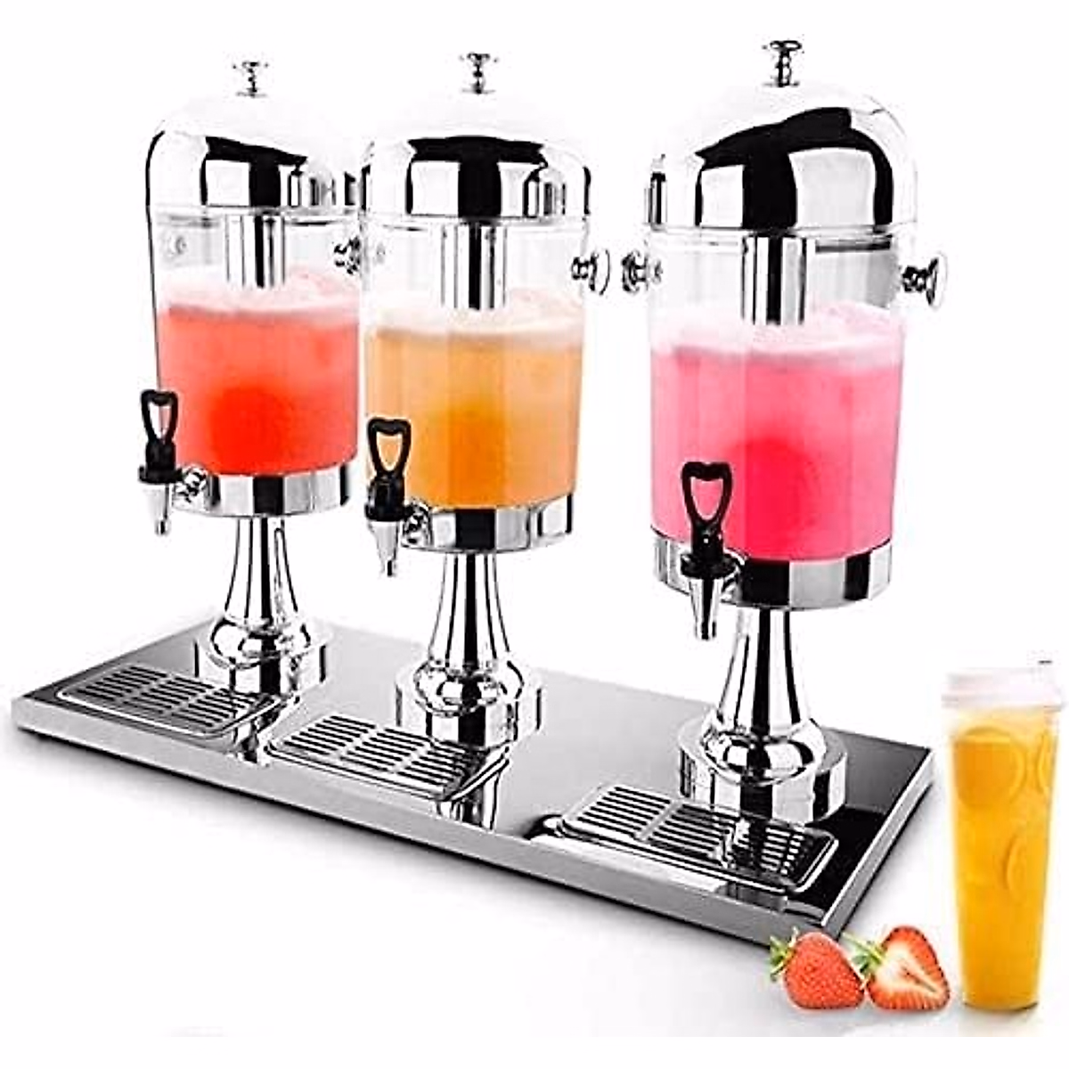 Beverage Dispenser Beer Dispenser Cold Coffee Beverage Vending Machine Machine Three Bowl Pail Milk Pail Fruit Juice Commercial