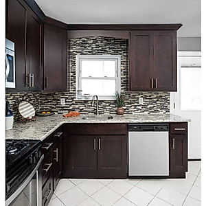 ONESTOCK 17.75W x 29H Unfinished Oak Kitchen Cabinet Door Replacement, Shaker Style