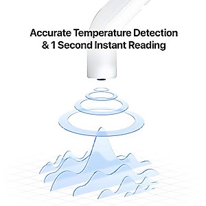 Thermometer for Adults by iHealth, Infrared Forehead Thermometer for Adults and Kids, Touchless Digital Baby Thermometer with Fever Indicator, Non Contact Thermometer (PT2L)