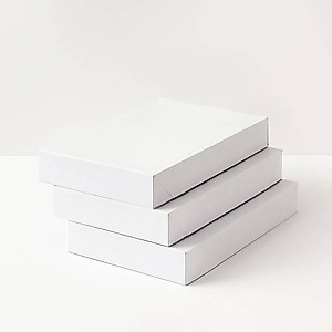 White Gift Box - 10 Pack Assortment - Great For All Occasions: Birthdays, Holidays, Graduations and Special Occasions, Assorted 2 Robe Gift Boxes, 3 Shirt Gift Boxes and 5 Lingerie Gift Boxes by ALEF