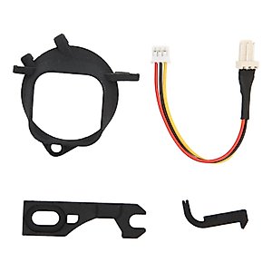 Mini Fan 3D Print Mount Kit, Stable Console Brushless Mount Professional Keep Silent for Game Controller