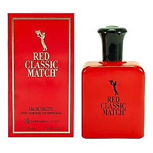 PB ParfumsBelcam Red Classic Match Eau de Toilette Spray, Our version of a Designer 2.54 Fl Oz