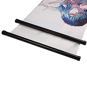 Poster Anime Scroll Hashibira Inosuke Hanger Cartoon Comic Scrolls Fabric Hanging Wall Art Picture Decor 36" L x 12" W