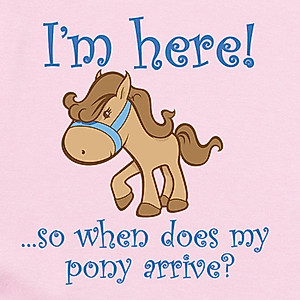 CafePress Pony Infant Bodysuit Cute Infant Bodysuit Baby Romper Petal Pink